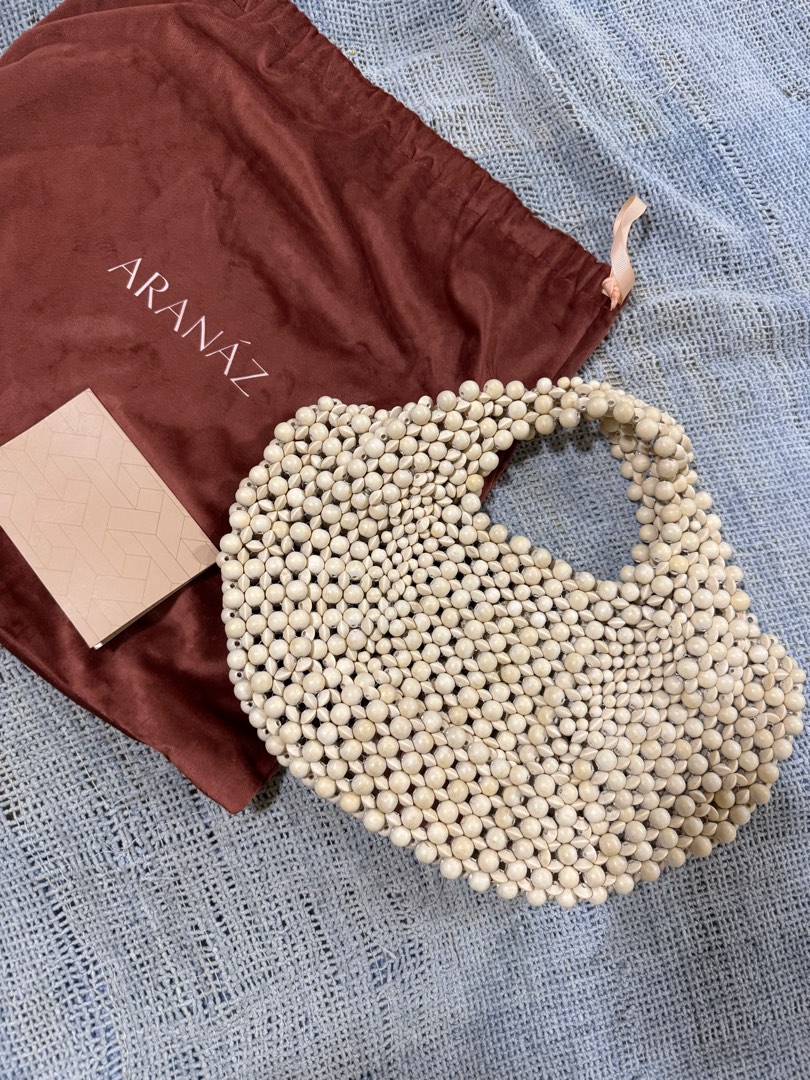 Aranaz Lagrima Bag - Cream, Women's Fashion, Bags & Wallets, Clutches ...