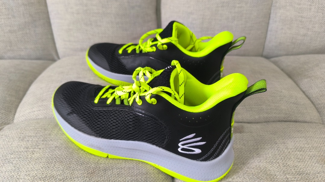 Authentic Under Armour Steph Curry 3Z6 Black Mens Basketball Sneakers ...