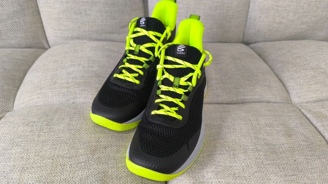 Authentic Under Armour Steph Curry 3Z6 Black Mens Basketball Sneakers ...