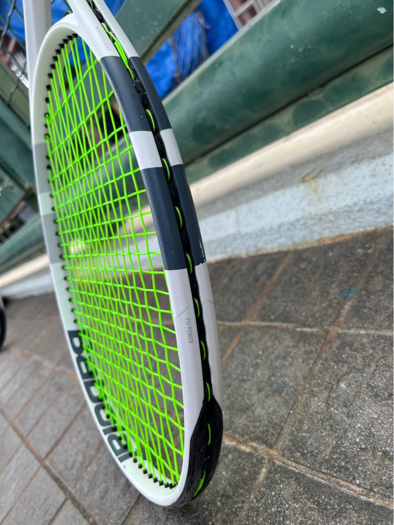 Babolat Pure Strike grip size 3 String size L16 String tension (48 lbs ...