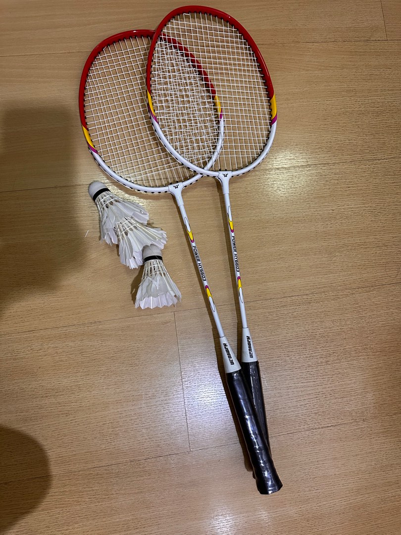 badminton racket and shuttlecock, Sports Equipment, Sports & Games ...