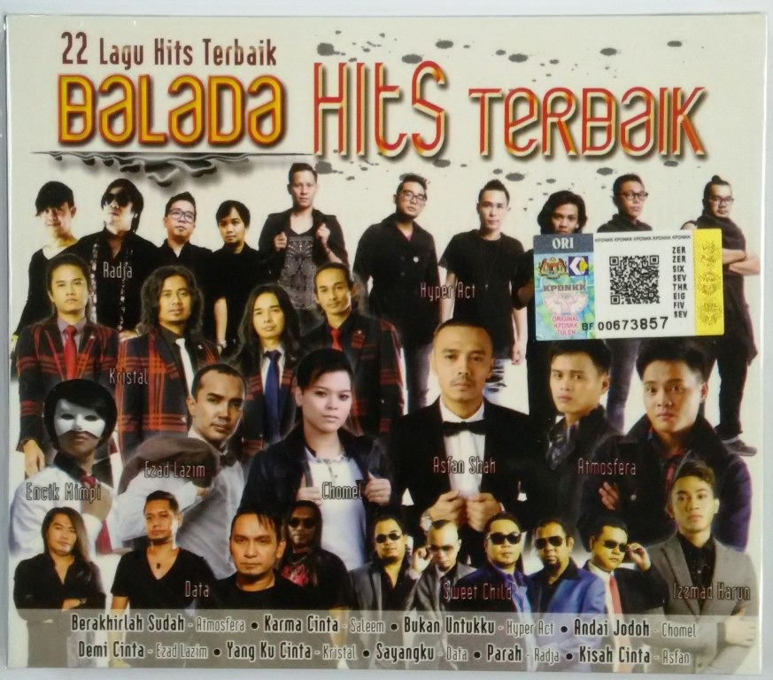 Balada Hits Terbaik 2CD 22 Lagu Hits Atmosfera Saleem Sweet Child Ezad ...