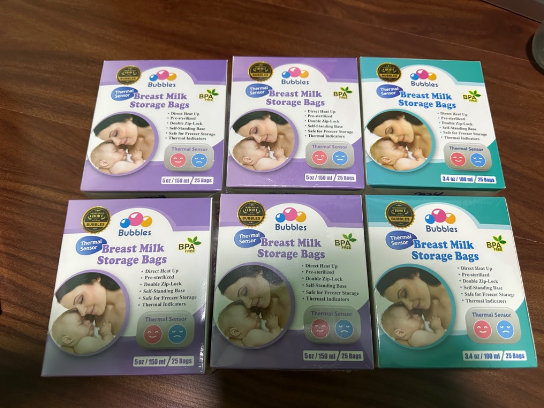Rm9per Box Bubbles Milk Storage Bag / 150ml (all new)/ 210ml (1-open ...