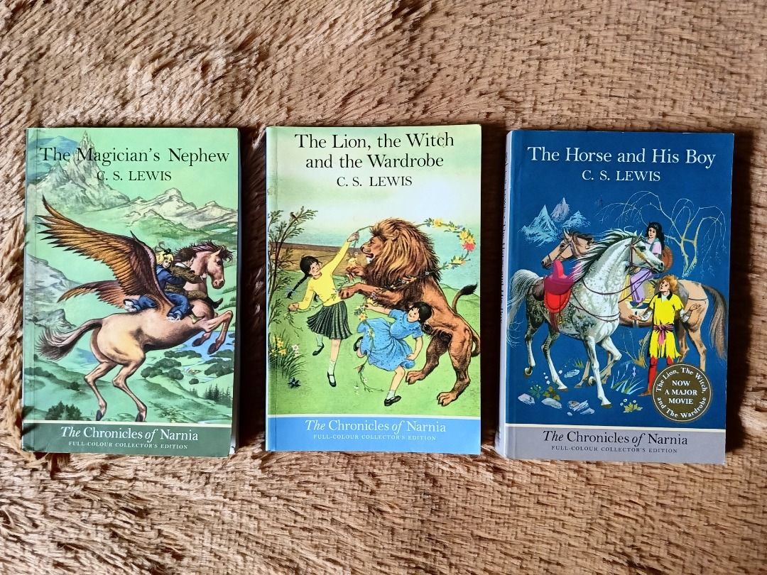 Bundle Narnia Chronicles (1,2,3) - Color Illustrated, Hobbies & Toys ...
