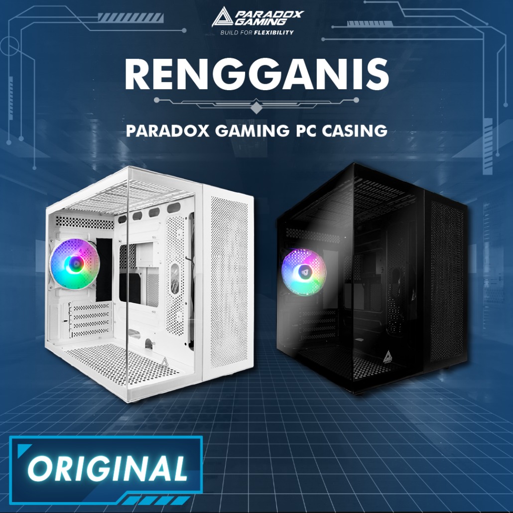 Casing Paradox Gaming Case Rengganis - Dual chamber Micro ATX ...