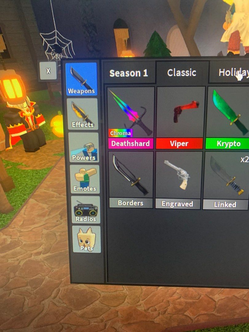 Chroma Deathshard roblox murder mystery 2, Video Gaming, Video Games ...