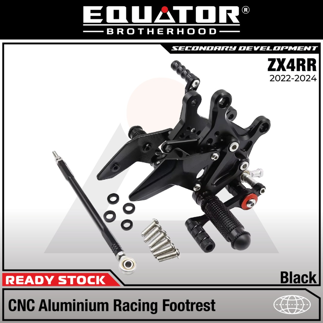 CNC Aluminium Racing Footrest Kawasaki ZX4RR [𝙍𝙀𝘼𝘿𝙔 𝙎𝙏𝙊𝘾𝙆-𝙋𝙍𝙄𝘾𝙀𝙎 𝙑𝘼𝙇𝙄𝘿 ...