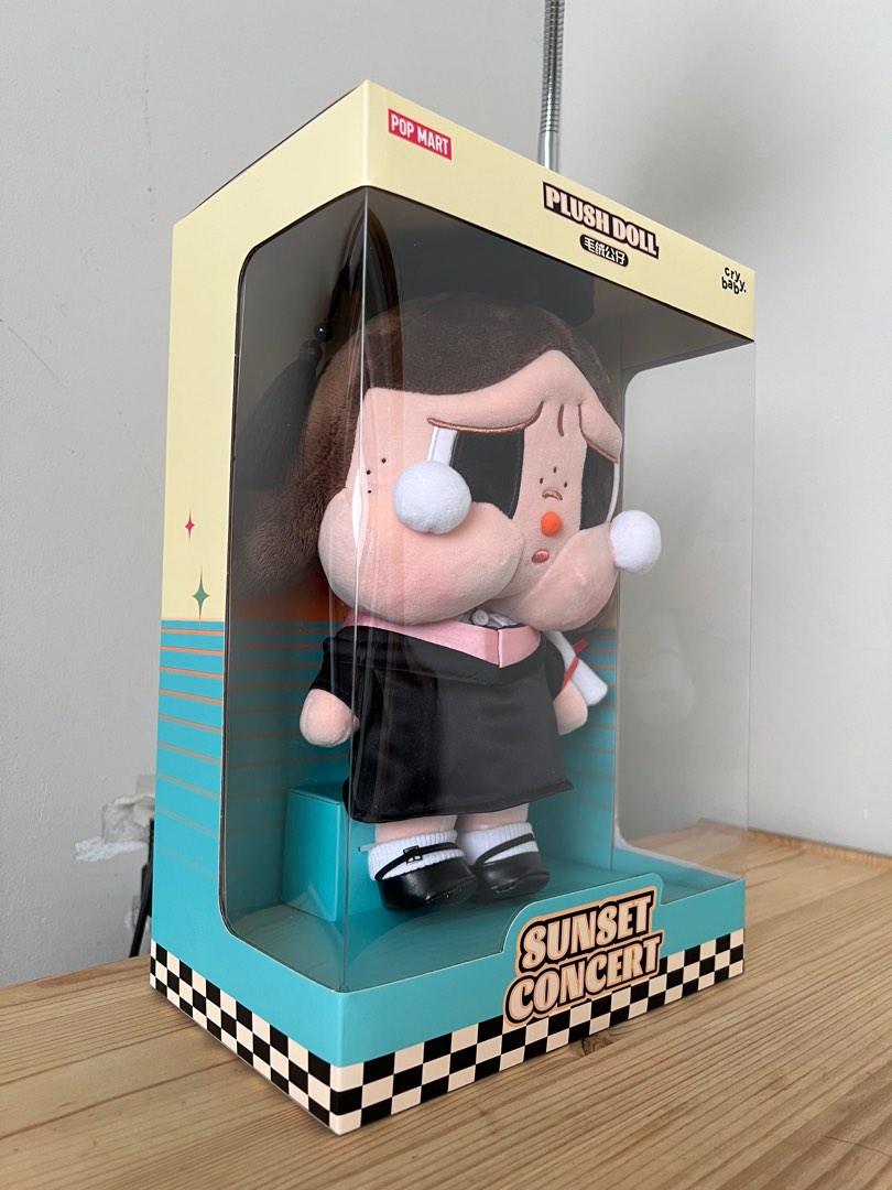 (CO OREN) Crybaby Sunset Concert Plush Doll Original Pop Mart 100% ...