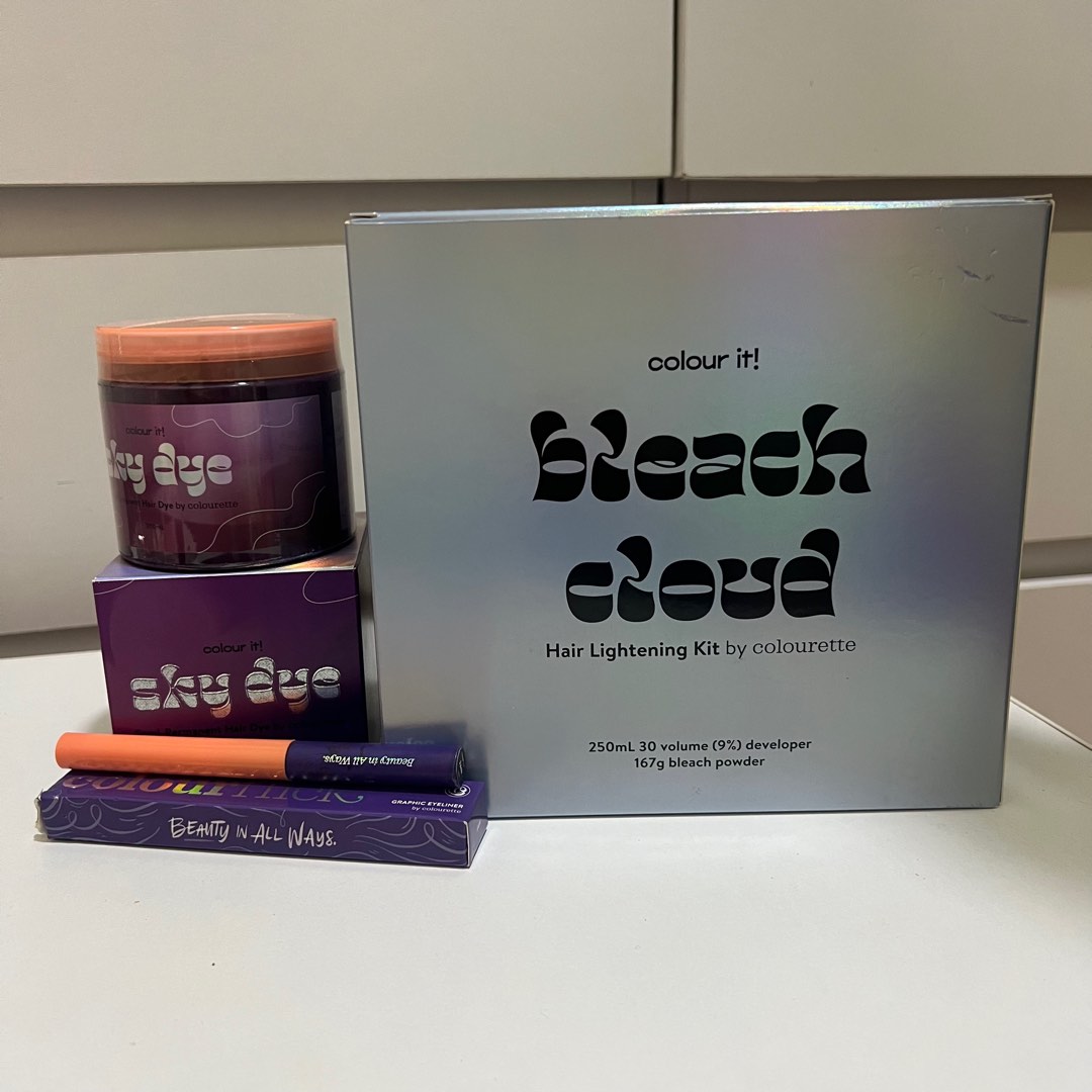 Colourette Bleach Cloud, Sky Dye, Colourette Set, Beauty & Personal ...