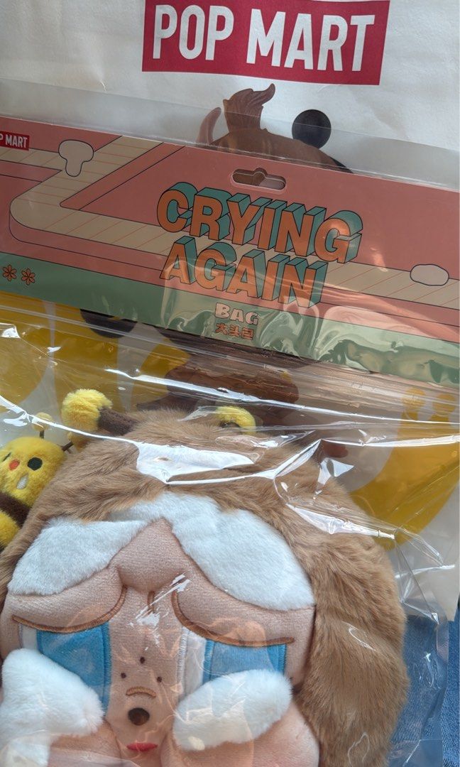 CRYBABY Crying Again Series-Big Head Bag (I'll Bring You a Flower ...