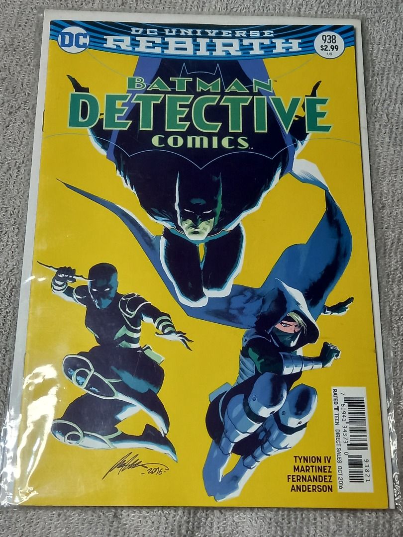 DC Universe Rebirth Batman Detective Comics #938 DC Comics October 2016 ...