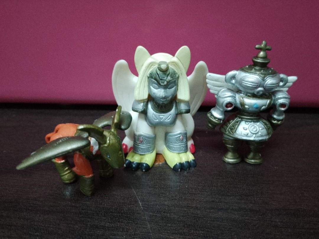 Digimon set - Pegasusmon,Nefertimon,Shakkoumon For Display Purposes ...