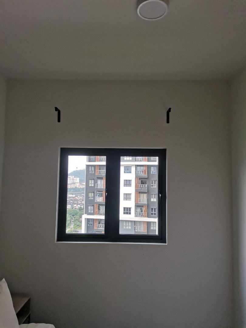 drilling service tebuk lubang pasang langsir bracket tv hanger wall ...