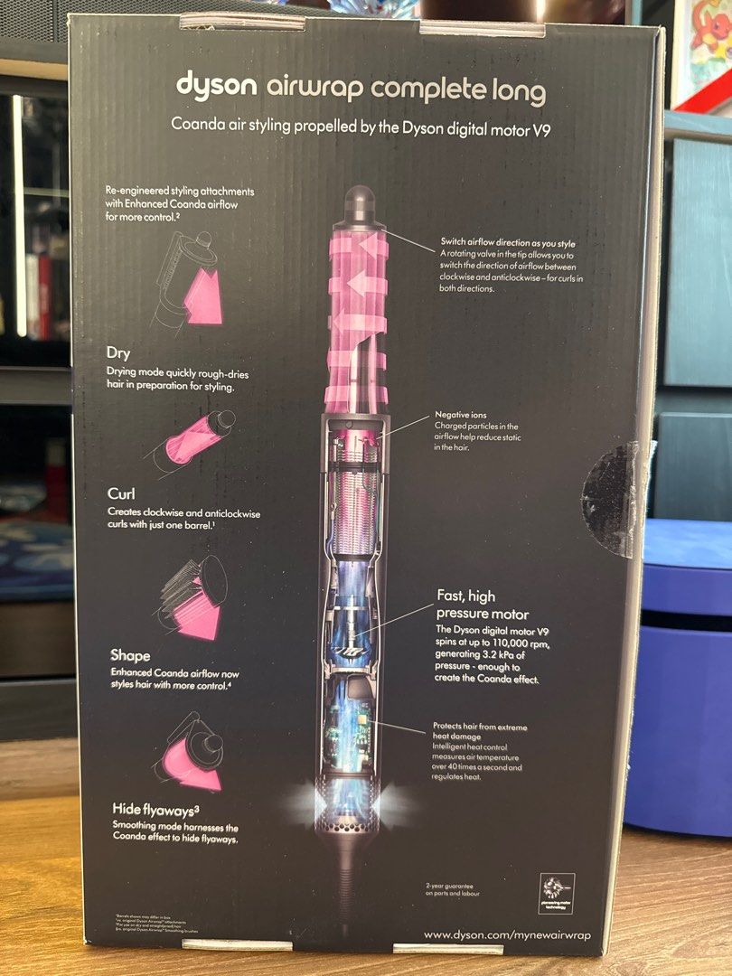 Dyson Airwrap Complete Long - Vinca Blue & Rose (Special Gift Edition ...
