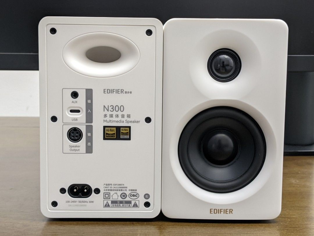 [New] Edifier M60 (N300) Wireless HiFi Bookshelf Speaker Compact Desktop, Audio, Soundbars ...