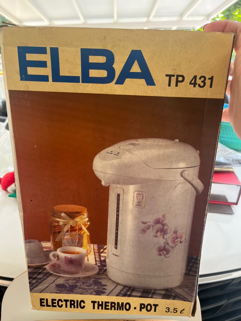 Elba electric thermo pot 3.5L, TV & Home Appliances, Kitchen Appliances ...