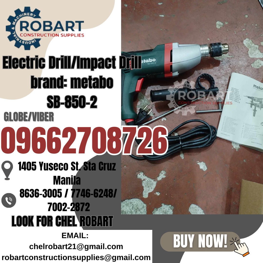 ELECTRIC DRILL/ IMPACT DRILL, Commercial & Industrial, Construction ...