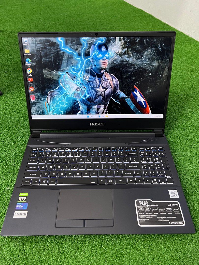 GAMING LAPTOP HASEE GOD OF WAR Z8, Computers & Tech, Laptops & Notebooks on Carousell