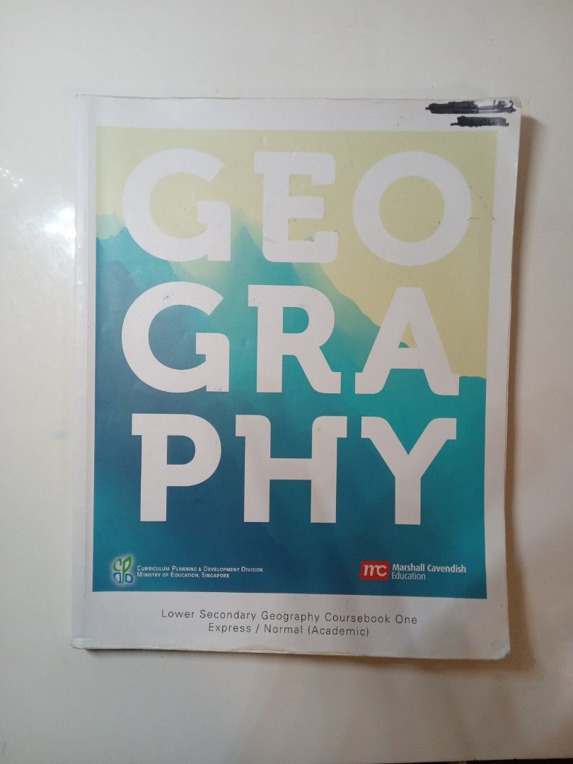 Geography textbook secondary 1 & 2, Hobbies & Toys, Books & Magazines ...