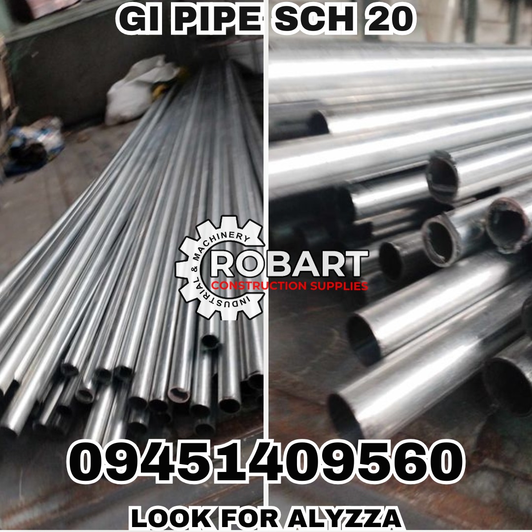 GI PIPE SCH 20, Commercial & Industrial, Construction Tools & Equipment ...