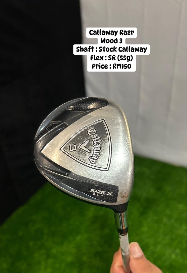 Golf Callaway RAZR Wood 3, Sports Equipment, Sports & Games, Golf on ...