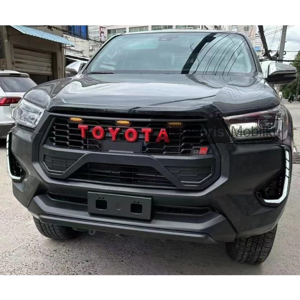 Grill Hilux Revo Facelift 2024 - Up GR Toyota Led, Aksesoris Mobil di ...