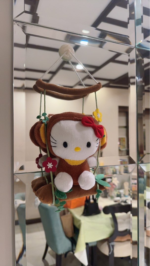 Hello kitty authentic Limited edition Glass pendants, Furniture & Home ...