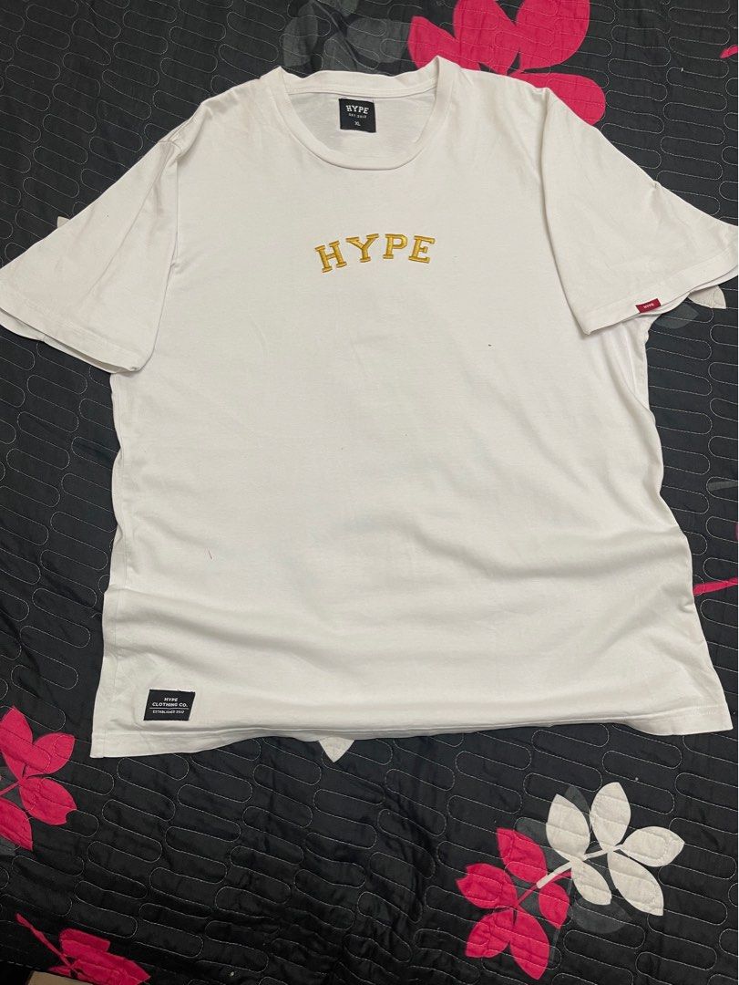 Hype Plain White Shirt, Men's Fashion, Tops & Sets, Formal Shirts on ...