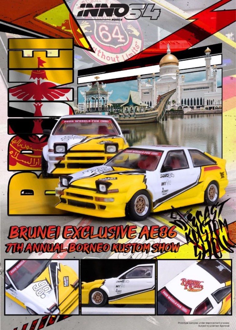 Inno64 Brunei Exclusive AE86 “Wildcard” Diecast Kustom Show 2024 ...
