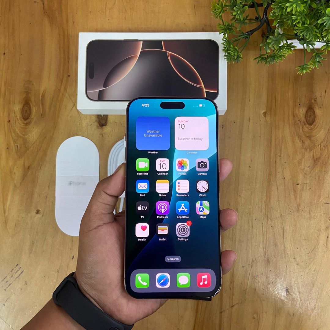 iPhone 16 Pro max 512GB Desert titanium Singapore ZP Super Like new Garansi nov 2025 Pajak resmi ...