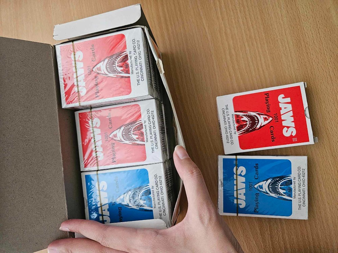 Jaws Playing Cards, Hobbies & Toys, Toys & Games on Carousell