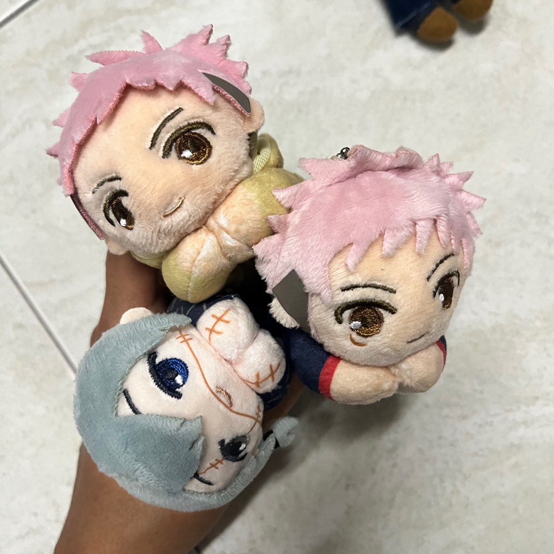 JJK itadori yuji / mahito hug chara plush / keychain, Hobbies & Toys ...