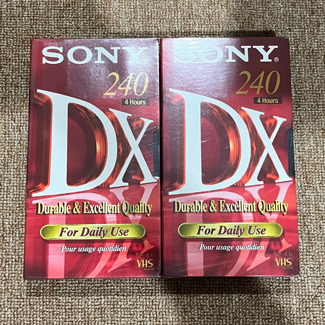 Kaset VHS Sony 240 DX Jadul Segel, Elektronik, Lainnya di Carousell