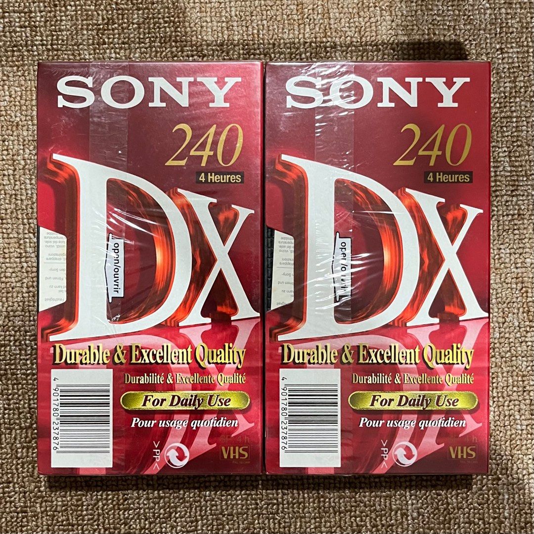 Kaset VHS Sony 240 DX Jadul Segel, Elektronik, Lainnya di Carousell