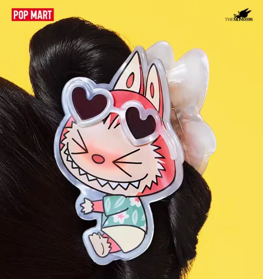 Labubu Hairclip, Women's Fashion, Watches & Accessories, Hair ...