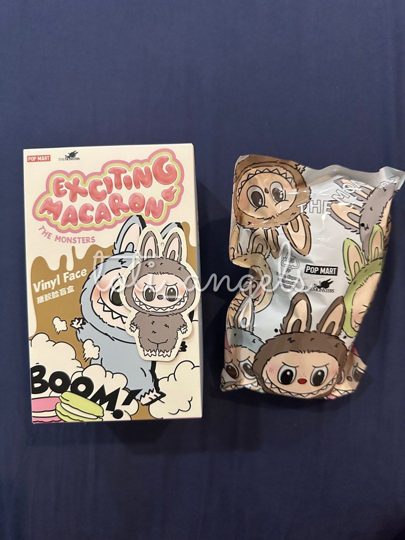 Labubu V1 Macaron - Sesame Bean, Hobbies & Toys, Toys & Games on Carousell