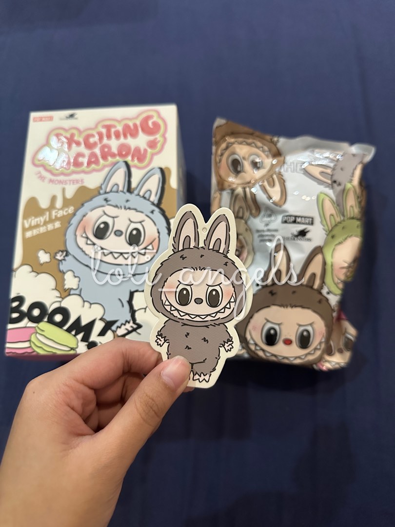 Labubu V1 Macaron - Sesame Bean, Hobbies & Toys, Toys & Games on Carousell