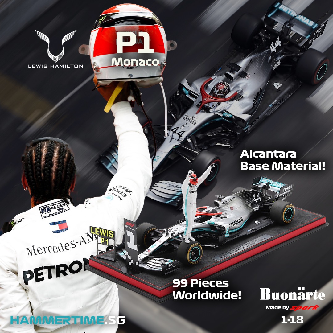 Lewis Hamilton 2019 Monaco GP Winner Mercedes-AMG W10 1/18 scale F1 ...