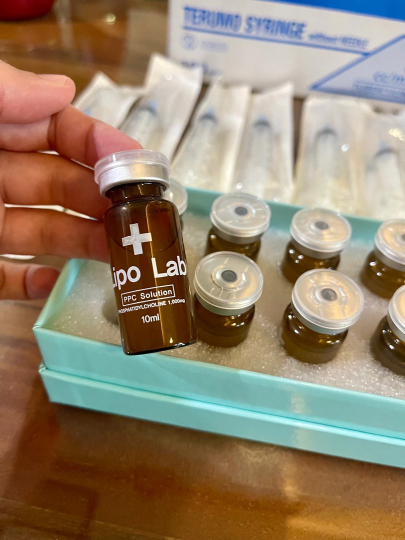 Lipo Lab ( 10 vials fat melting injection w/ free syringes and needles ...