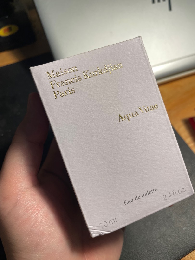 Maison Francis Kurkdjian Paris (MFK) Aqua Vitae EDT 70ML, Beauty ...