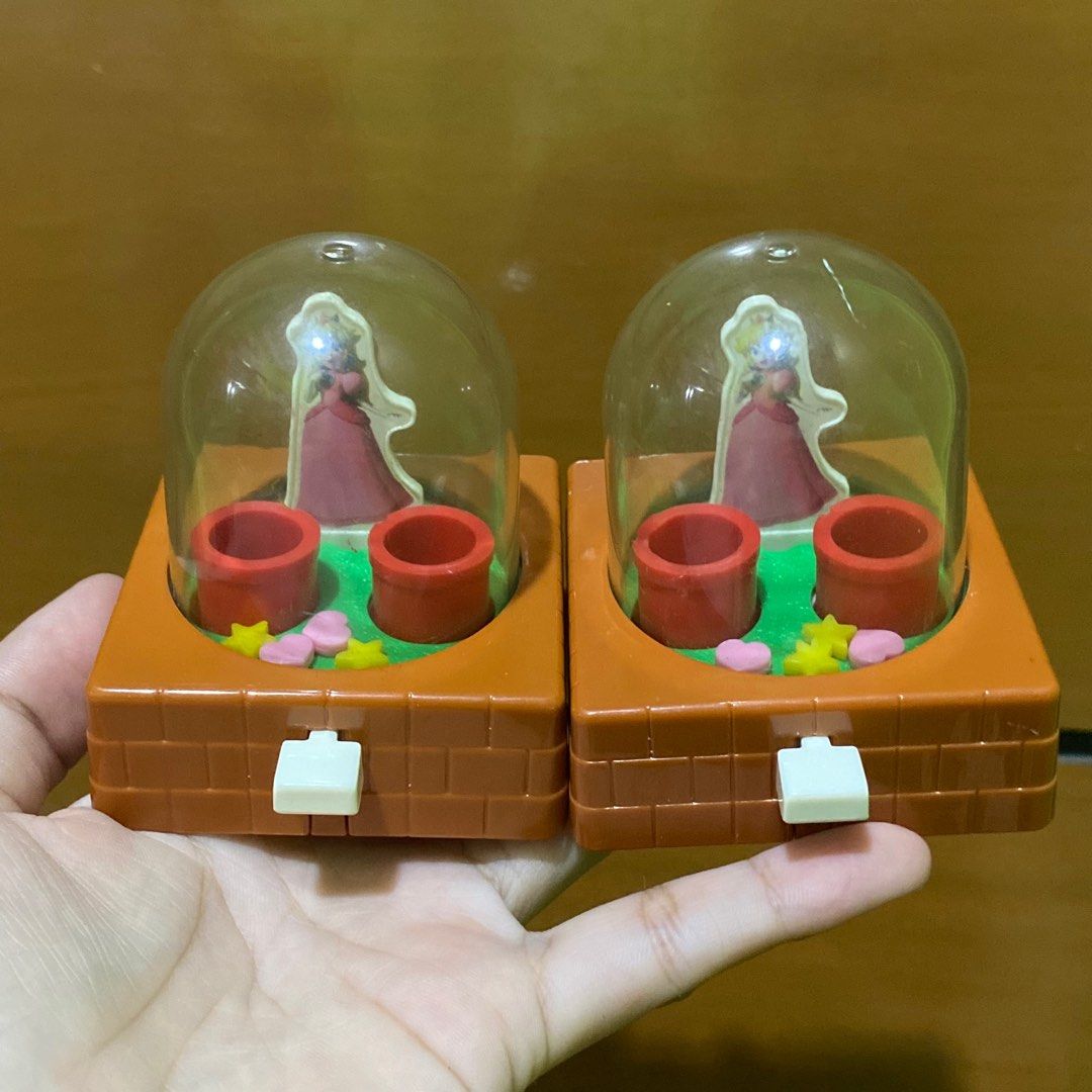 Mcdonalds 2018 Super Mario Princess Peach Popping Game Mcdo Happy Meal ...