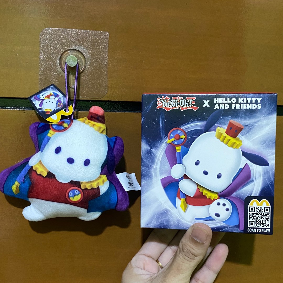 Mcdonalds Yu-Gi-Oh! x Hello Kitty Pochacco : Time Wizard Plush Charm ...