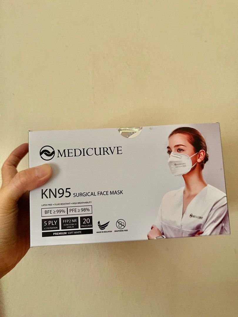 Medicurve KF99 & KN95 4Ply Disposable Protective Medical Face Mask ...