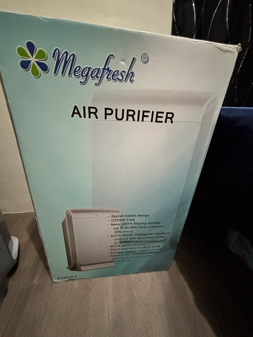 Megafresh - Air Purifier (Activated Carbon & Nano Hepa Filter), TV ...
