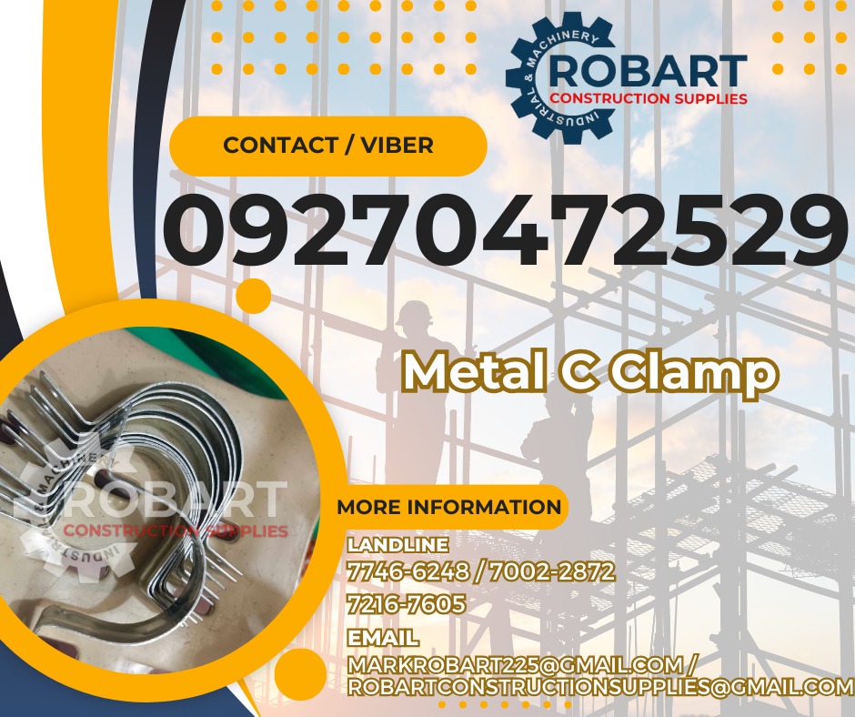 Metal C Clamp, Commercial & Industrial, Construction Tools & Equipment ...