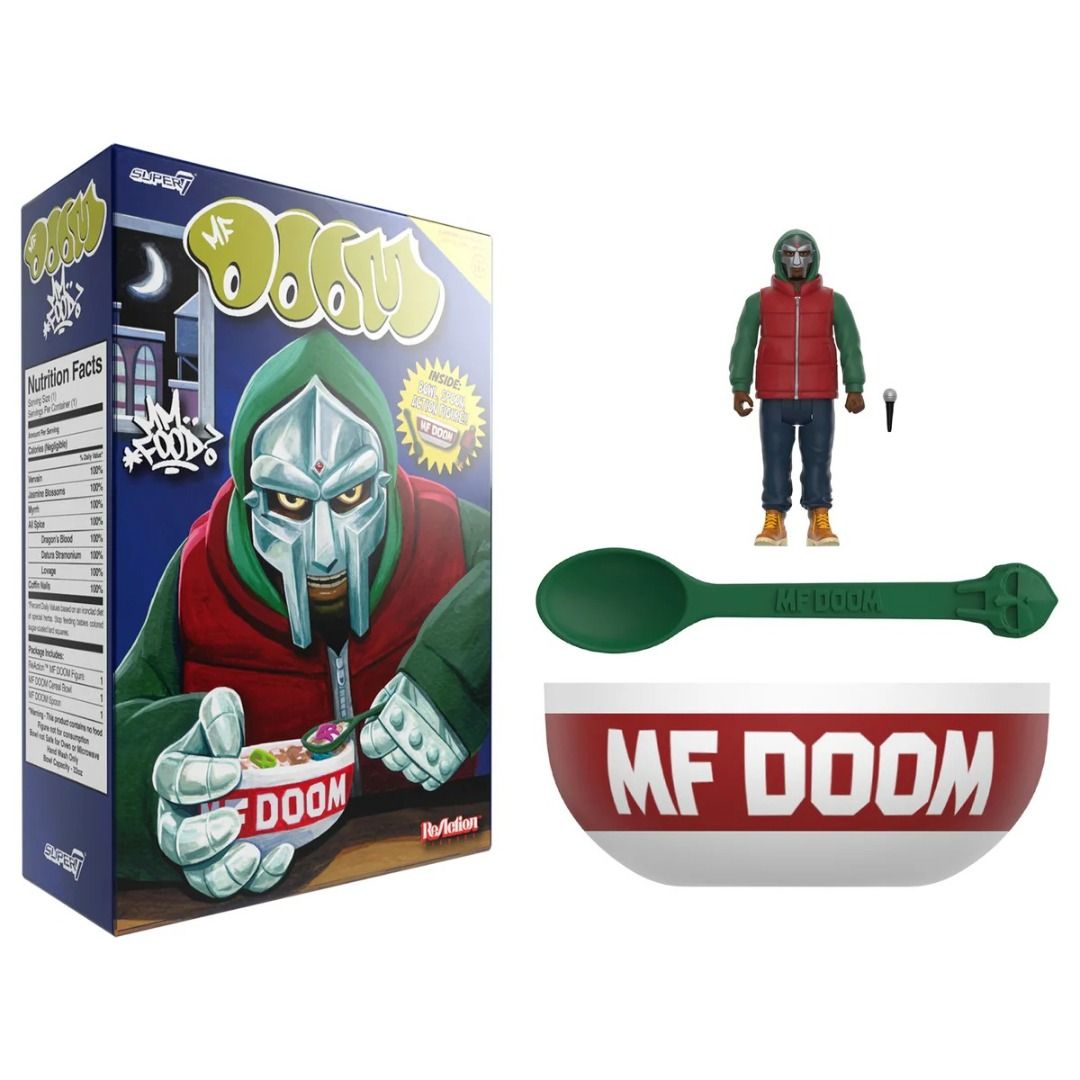 MF DOOM ReAction Figures Wave 2 MF DOOM (Mm..Food), Hobbies & Toys ...