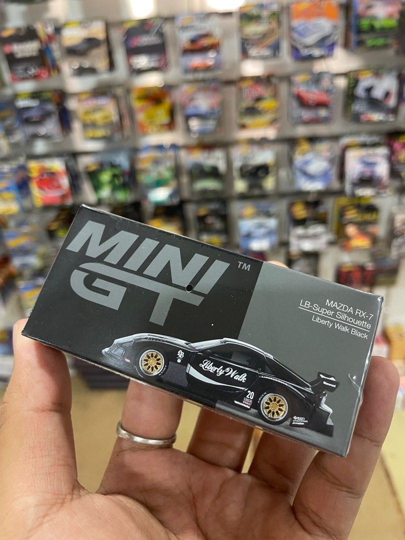 Mini gt mazda rx7 LBWK, Hobbies & Toys, Toys & Games on Carousell