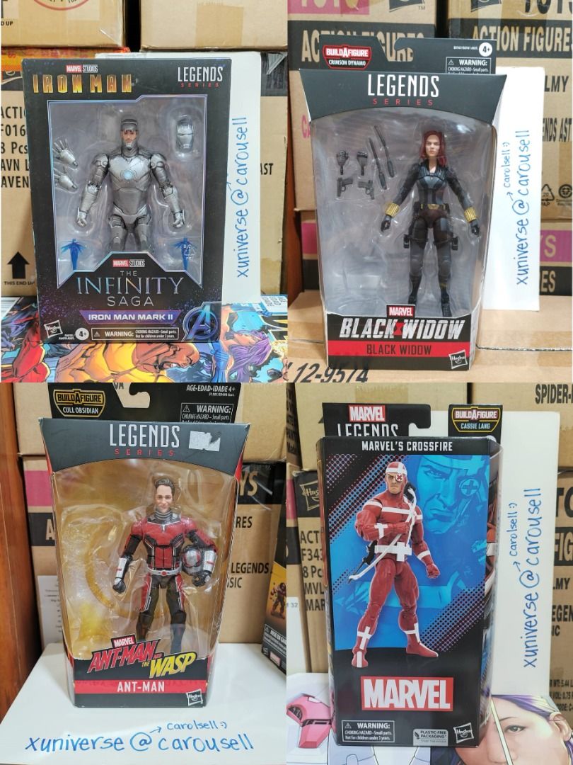 ML Marvel Legends MCU BLACK WIDOW IRONMAN ANTMAN CROSSFIRE - rare sdcc ...