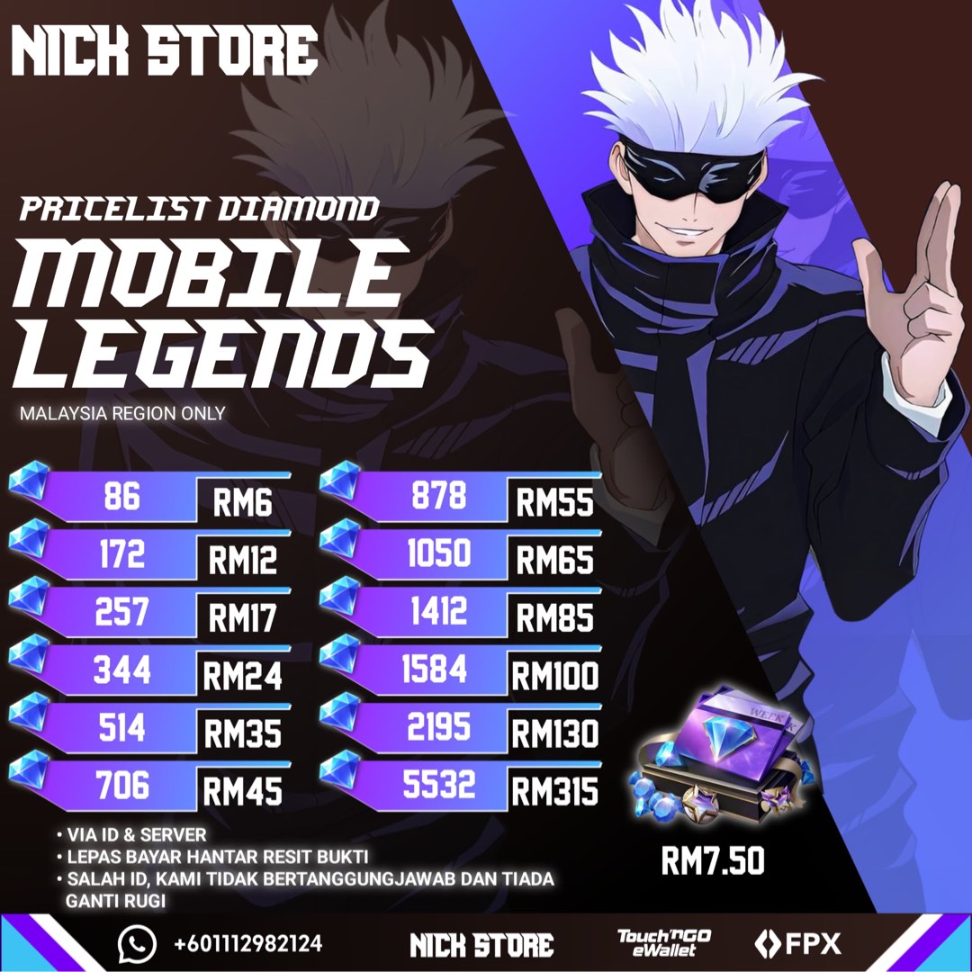 Mlbb Diamond, Video Gaming, Video Games, Others on Carousell