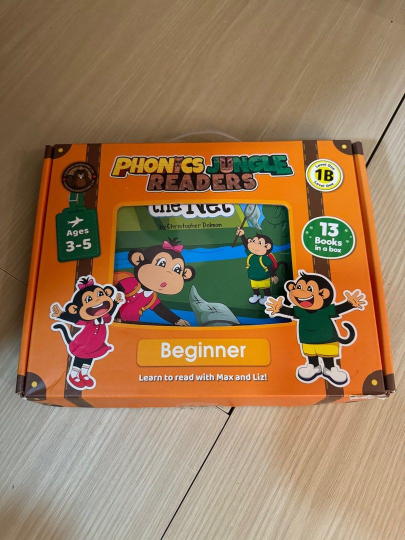 Monkey tree Phonics Jungle Reader, 興趣及遊戲, 書本 & 文具, 小朋友書 - Carousell
